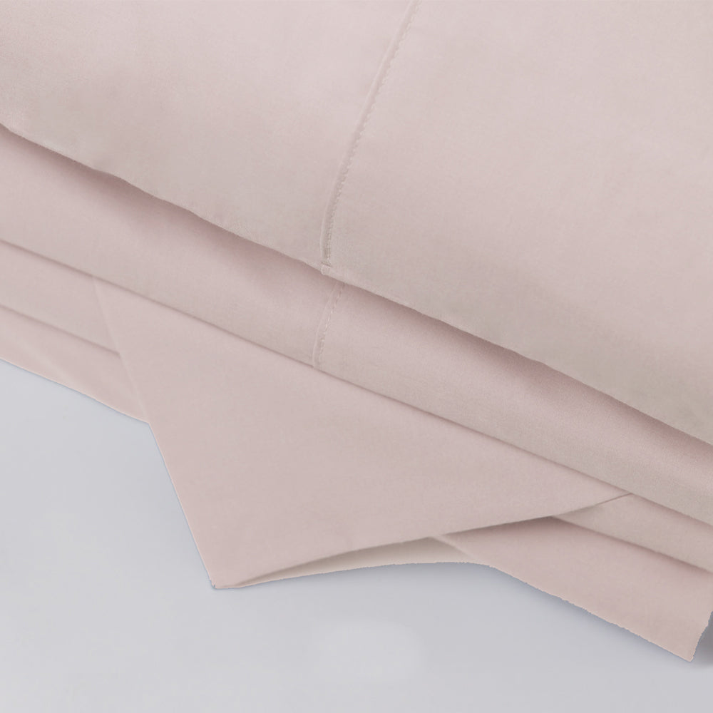 American Made 100% Cool Flow Cotton Sheet Set - Morning Blush ...